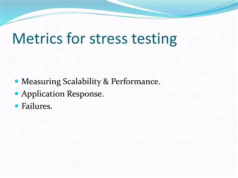Introduction Of Stress Testing Pptx