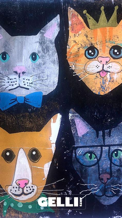 Gelli Arts Gel Printing On Instagram K Is ForKITTEN Gelli Arts