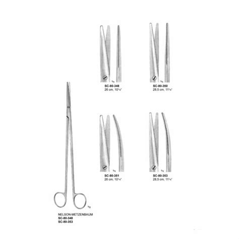 Nelson Metzenbaum Dissecting Scissors 26 Cm 28 5 Cm Relpro