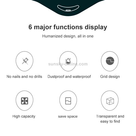 벽걸이 형 스킨 케어 제품 화장품 별도 보관함 화장실 욕실 방진 방수 랙 핑크