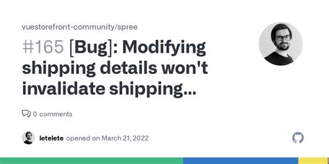 Bug Modifying Shipping Details Won T Invalidate Shipping Method