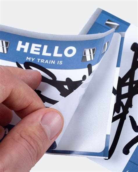 GRAFFITI STICKER "Hello my paint is..." - MOLOTOW