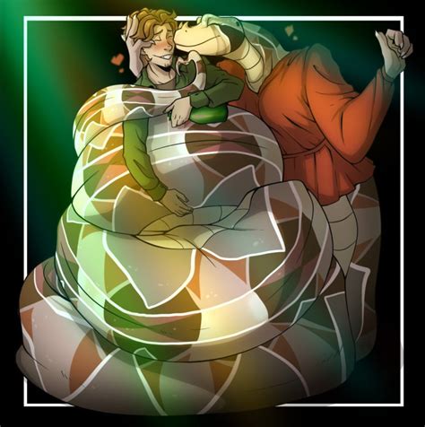 Rule 34 Anthro Apode Big Tail Blush Coiling Draconcopode Duo Female