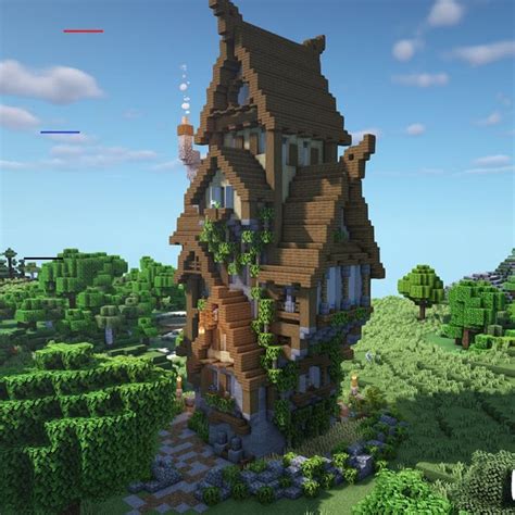 Minecraft Medieval Fantasy House Timelapse Minecrafthouses