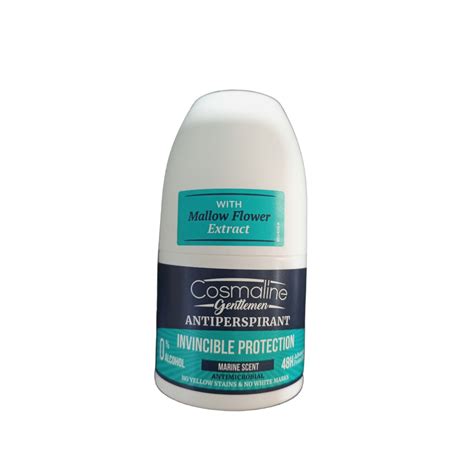 Cosmaline Gentlemen Antiperspirant Roll On Invincible Protection 50ml