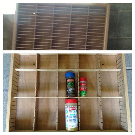 Repurposed Cassette Holder Spice Rack