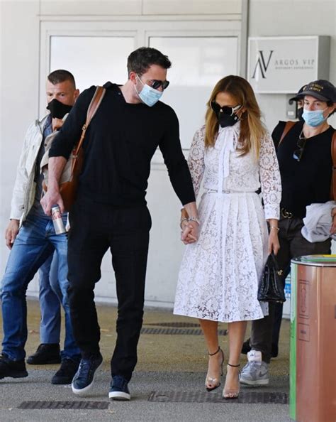 Photo Jennifer Lopez et son compagnon Ben Affleck arrivent au 78ème
