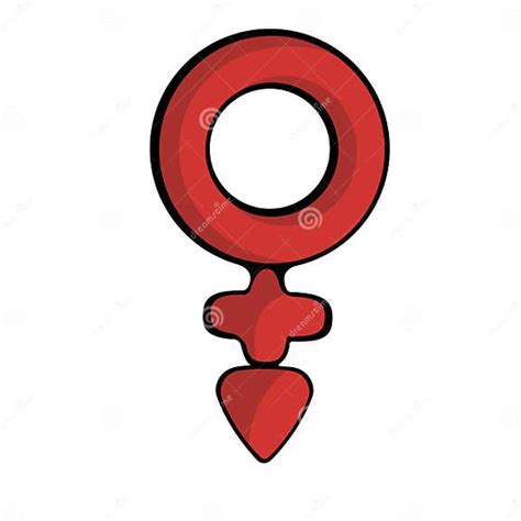Ejemplo Del Vector Del Pictograma Del Icono Del Sex Symbol Del Gnero