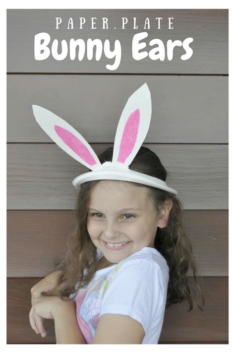 Paper Plate Bunny Ears Template Be A Fun Mum