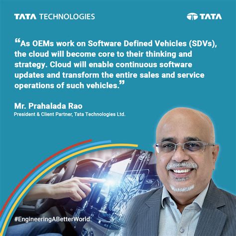 Tata Technologies On Linkedin Upshifting To Next Generation Software