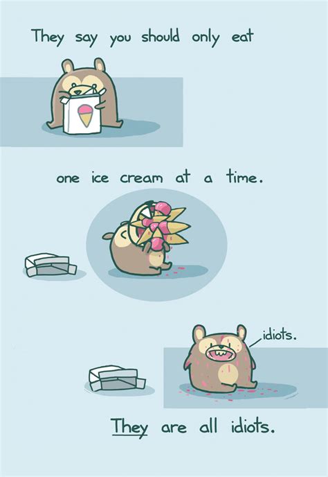 How To Eat Ice Cream Greeting Card Etsy
