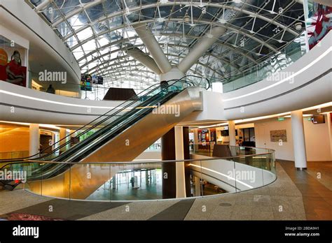 Futuristic Abstract Glass Dome Lobby Of Symbiosis Hi Tech Office