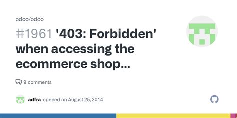 403 Forbidden When Accessing The Ecommerce Shop Coming From Portal