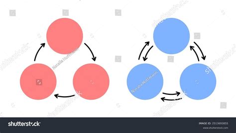 Trilemma Complex Network Analysis Cycle Three Stock Vector Royalty