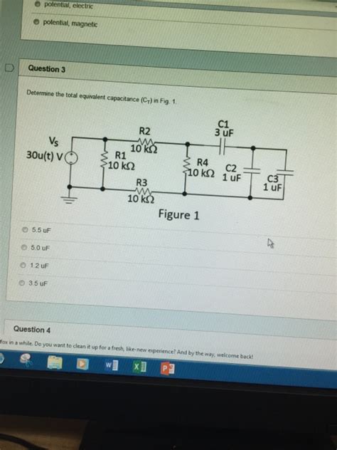 Solved Determine The Total Equivalent Capacitance CT In Chegg