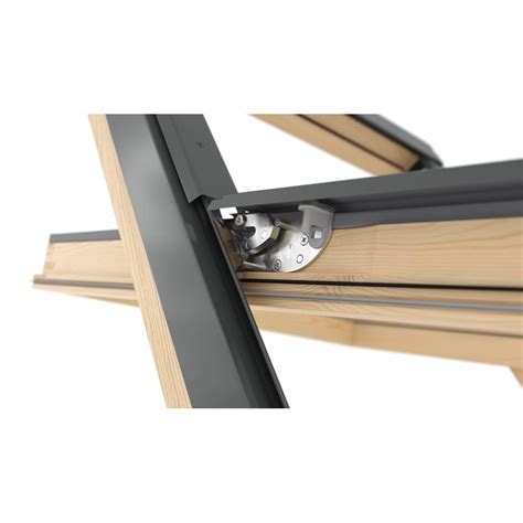 Rooflite Trio Triple Glazed 66cm X 118cm Pine Centre Pivot Roof Window