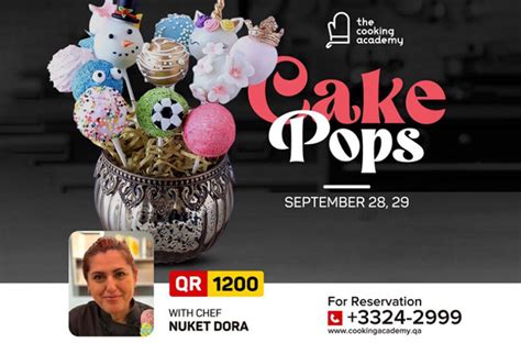 Cake Pops Class With Chef Nuket Dora