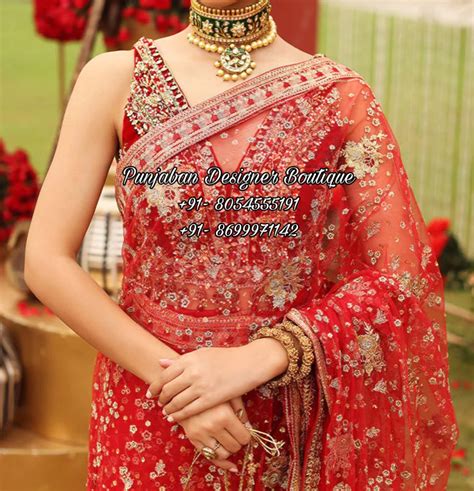 Designer Wedding Sarees Punjaban Designer Boutique