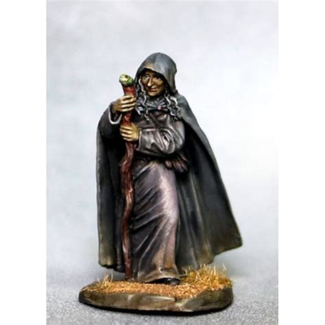 Dark Sword Miniatures Visions In Fantasy Female Witch Old Crone