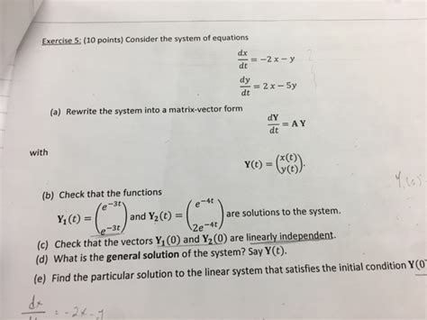 solved exercise 5 10 points consider the system of