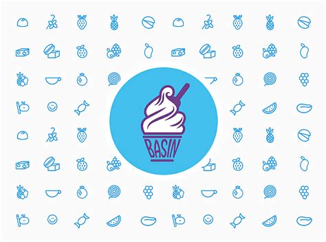 冰淇淋店logo设计kuat 站酷zcool