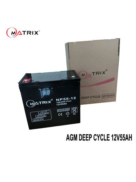 Ah AGM Deep Cycle Battery V Mobility St