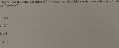 Solved Problem 1 20 Marks For The Following First Order Chegg