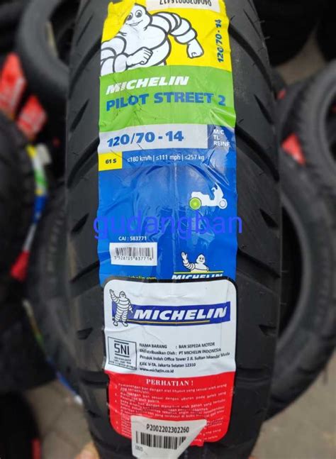 Jual Michelin Pilot Street 2 120 70 14 Ban Motor Pcx Lexi Vario 150