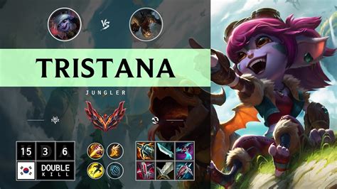 Tristana Jungle Vs Fiddlesticks Kr Grandmaster Patch 1413 Youtube
