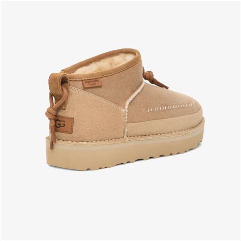 Ugg Ultra Mini Crafted Regenerate Kadın Bej Bot Kadin Bot And Çizme