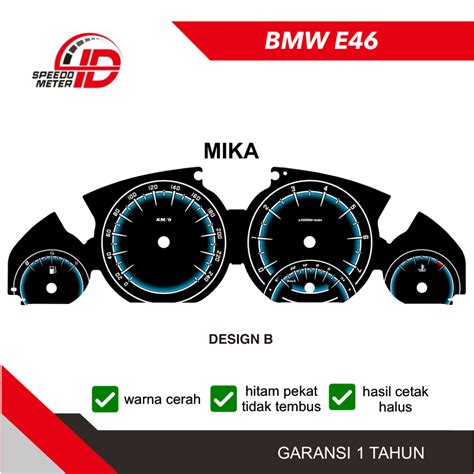 Bmw E46 Speedometer Shopee Malaysia