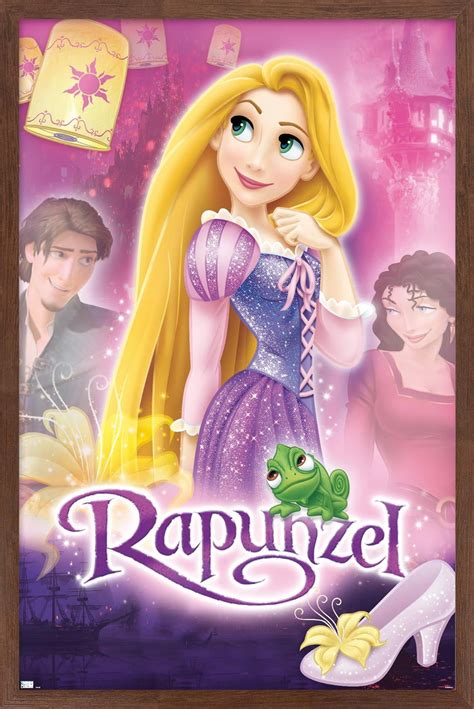 Disney Rapunzel Cover Wall Poster 22375 X 34 Framed