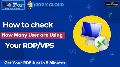 How To Check How Many User Are Using Your Rdp Vps By Rdp School Rdp X