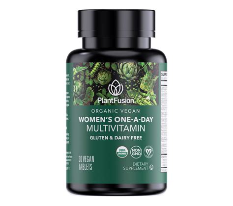 Organic Multivitamin For Women Whole Food Blend Plantfusion