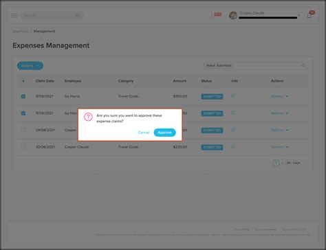 How Do I Approve An Expense Global Teams Faqs Employment Hero Help Centre My