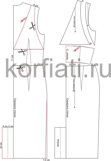 Выкройка платья с крылышками от Анастасии Корфиати Выкройки Платье