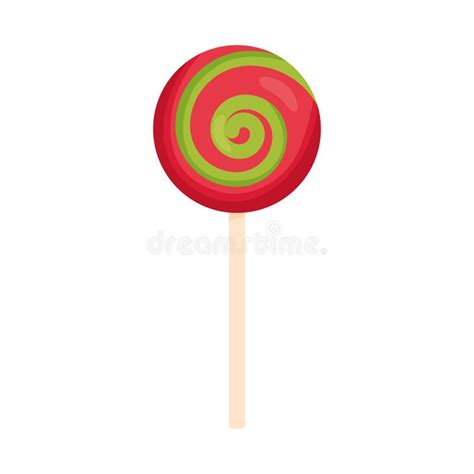Swirl Candy With Stick Stock Vector Illustration Of Twisted 273203934