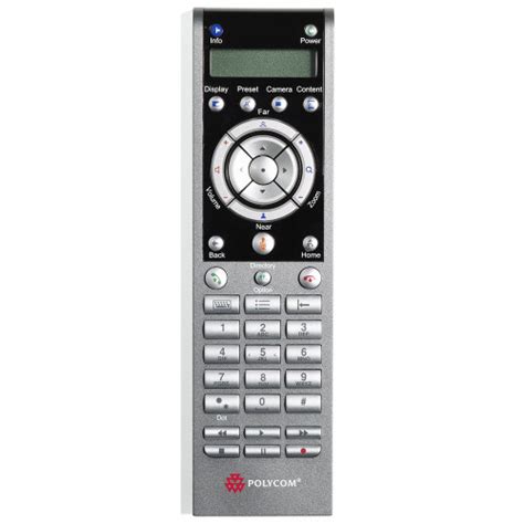 Polycom Hdx Remote Control For Use With Hdx Series Codecs English