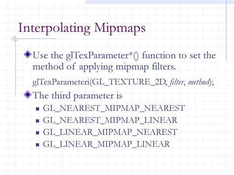 Mipmaps Lecture 16 Mon Oct 1 Ppt Download