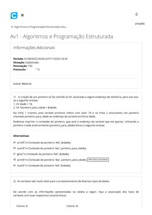 Exercicios algoritmos Algoritmos E Lógica De Programação Studocu