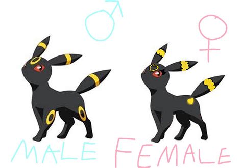 Eeveelutions Umbreon Male Female By Sumayyahcats On Deviantart