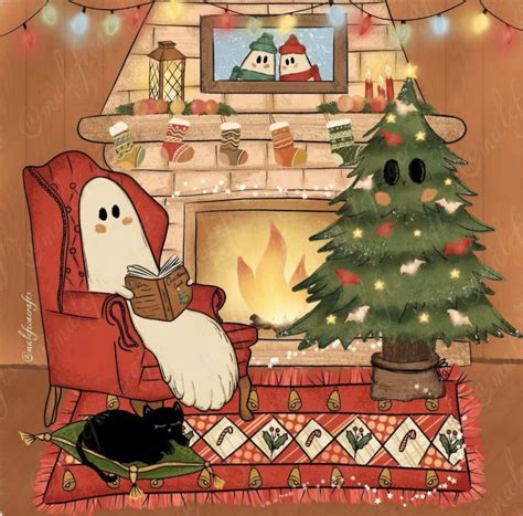 Pin By Diane On Hallowthanksmas Christmas Illustration Christmas
