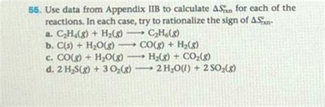 Answered 55 Use Data From Appendix Iib To Bartleby