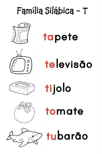 Letra T Silabas Ta Te Ti To Tu Silabas Web Del Maestro Fichas Images Porn Sex Picture