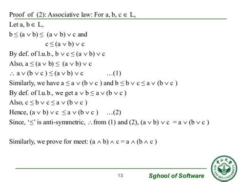 Ch 2 Lattice And Boolean Algebra