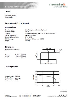 Watch Battery Lr Watch Battery Cross Reference