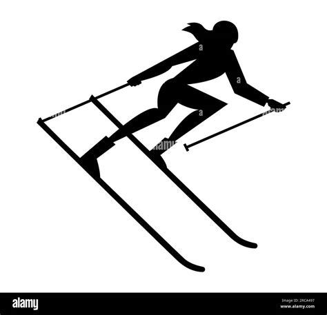Female Black Alpine Stock Vector Images Alamy
