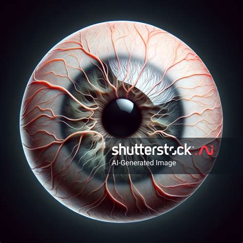 极其逼真的人的裸眼球显示血管瞳孔中心在画面中心没有阴影 Ai Generated Image 2449807771 Shutterstock