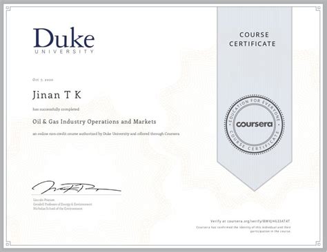 Jinan Tk On Linkedin Oilandgas Dukeuniversity Coursera Drilling