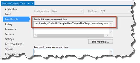 Coded Ui Tests How To Avoid Hard Coding Paths To Exes Or Urls Using